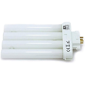 TBE LIGHTING 27w PLS Energy Saving Daylight Bulbs for High Vision Reading Lamps 4-pin GX10Q-4 Quad Tube