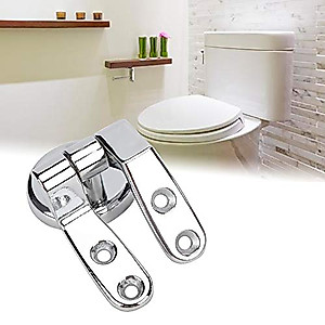 Toilet seat fixings Toilet Set Repair kit Tool Set, 1 Pair of Hinges + 8 Screws + 1 Set of Installation Accessories