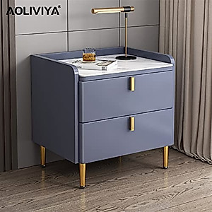 HIGOH Bedside Table Bedside Table Small Storage Bedside Table Storage Rack Locker Bedside Table