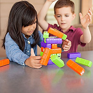 Fat Brain Toys Wobbly Worms Push 'n Pull Worm Tower