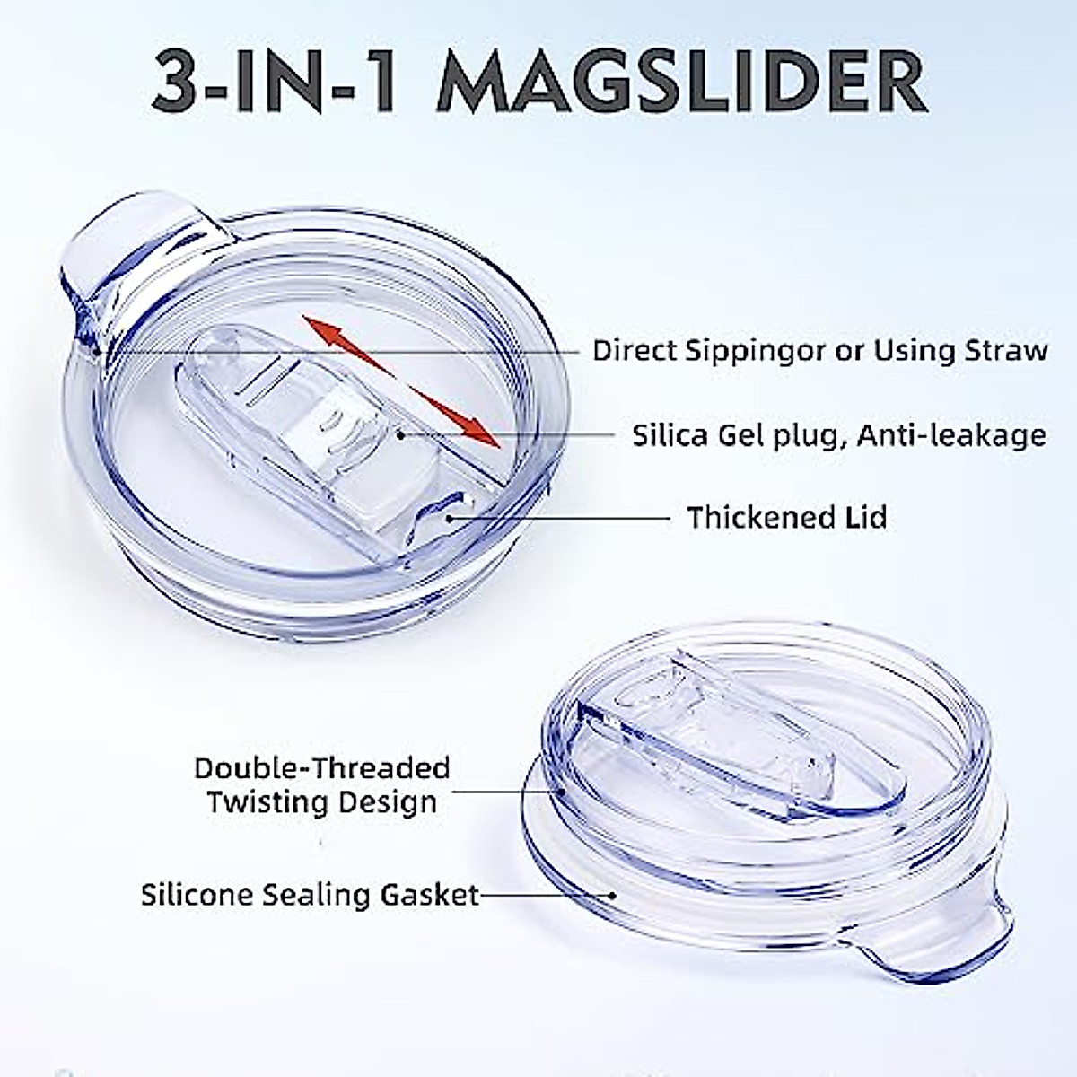 MaxBase 40 oz Tumbler with Handle and Straw Lid, Insulated Reusable Stainless Steel Travel Mug Keeps Drinks Cold up to 34 Hours, 100% Leakproof Bottle for Water, Iced Tea or Coffee, Smoothie and More