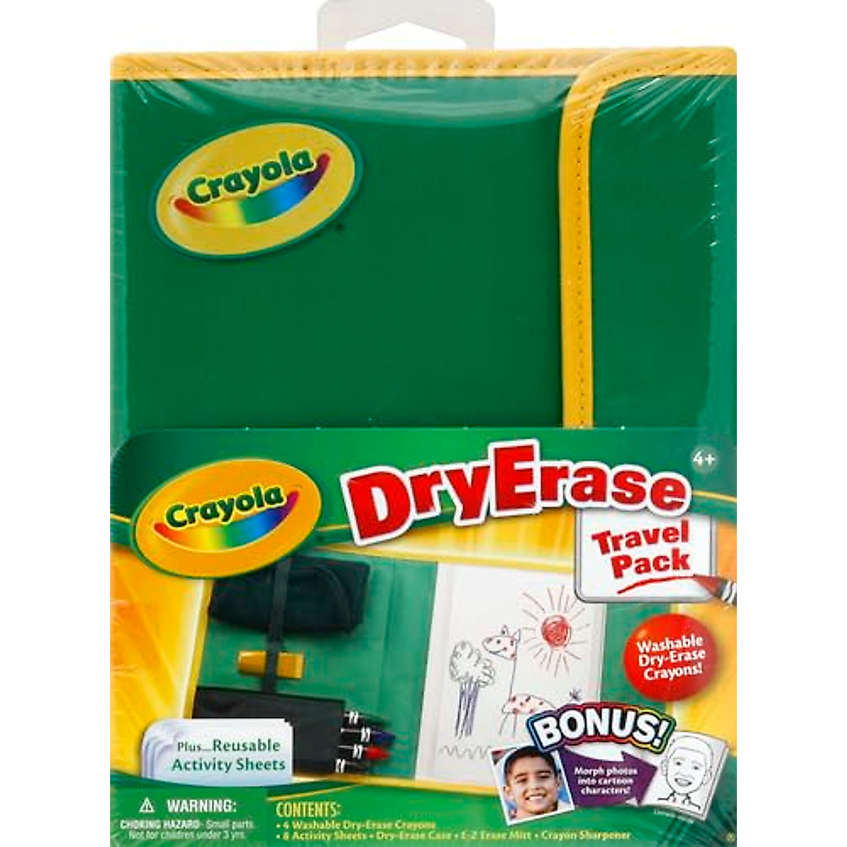 Crayola Washable Dry Erase Travel Pack, Whiteboard for Kids, Ages 4, 5, 6, 7