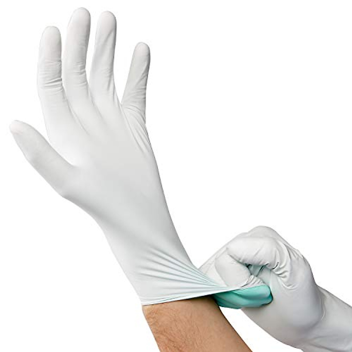 CURAD Shield Nitrile Exam Gloves, Disposable Gloves are Tear Resistant, One Size Fits Most (50 Count), Can be used as medical gloves, cleaning gloves, or for home improvement tasks