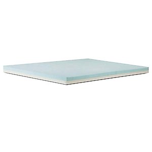 Independent Furniture Supply Co. 4" Gel Memory Foam Combo Bed Topper King Memory Foam Blue-White