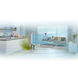 Dyson TP04 Pure Cool Purifying Connected Tower Fan, White (Refurbished)