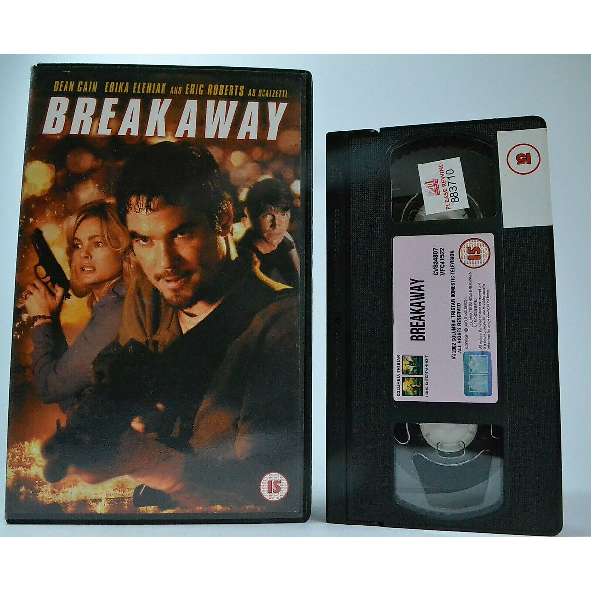 Breakaway: Dean Cain/Eric Roberts - Thriller (2002) - A Deadly Game - Pal VHS