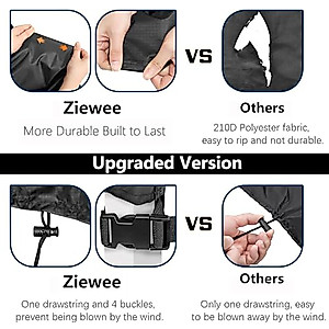 Patio Furniture Covers, Outdoor Table Covers Waterproof Rectangle, 600D Outdoor Furniture Covers, Wind Dust Proof Anti-UV Durable Patio Sectional Couch Cover 96"L x 36"W x 34"H / 240x90x85cm