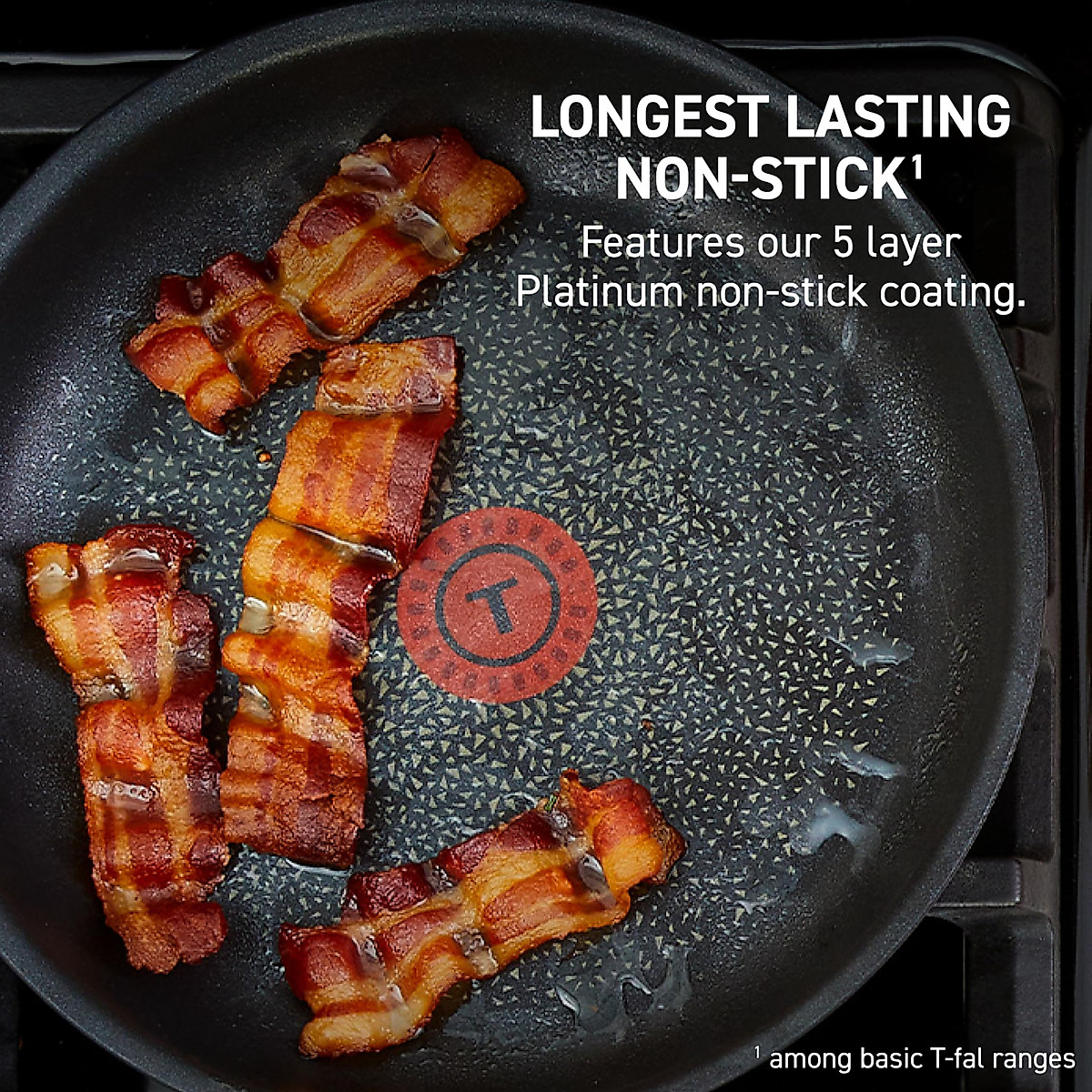 T-fal Ingenio Expertise Non Stick Cookware Set 14 Piece, Induction Oven Broiler Safe 500F, Detachable/ Removable Handle, Kitchen, Pots and Pans, RV, Camping, Fry Pans, Saucepans, Dishwasher Safe, Blue