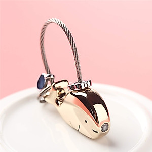 MILESI Sweet Kissing Whale Couples Keychains Birthday Present Valentine‘s Gift Anniversary for him and her