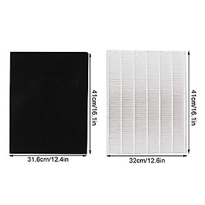 Bognajin High Efficiency Particulate Air Purifier HEPA Filter Replacement with Activated Carbon Cotton