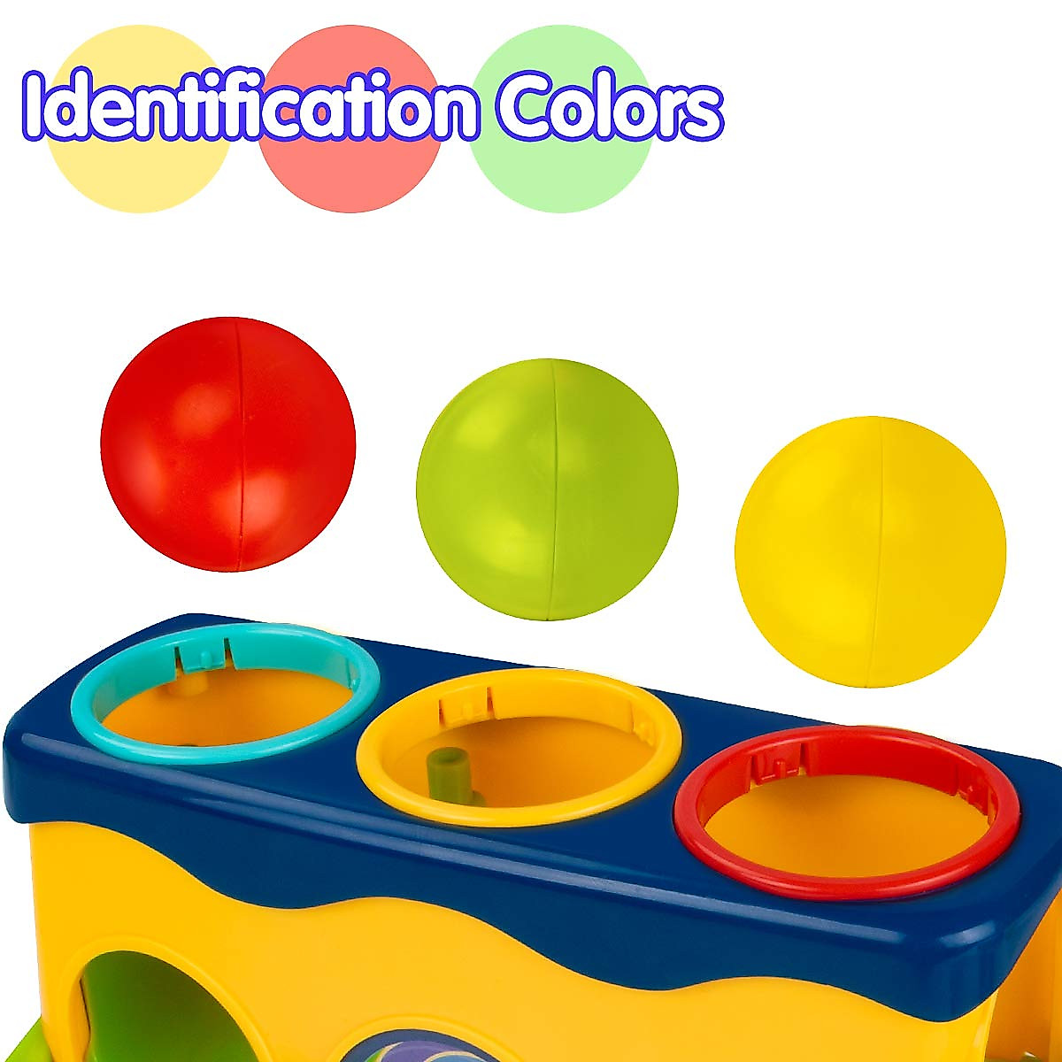 UNIH Hammer and Ball Drop Toys for 1 Year Old Boy Girl Infant Gifts - Pound a Ball Toddler Toys - Baby Toys for 6 to 12-18 Months