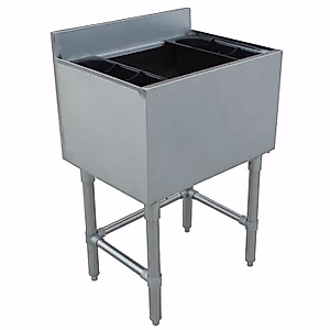 Kratos 32L-006 18x36 Underbar Ice Bin with Bottle Holders