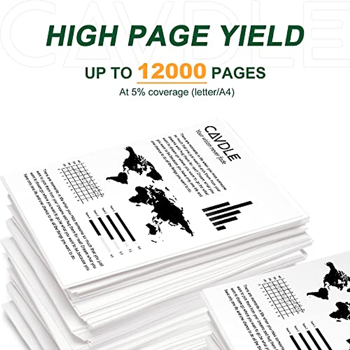 CAVDLE DR-730 Compatible Drum Unit Replacement for Brother DR730 Work with HL-L2325DW HL-L2350DW HL-L2390DW HL-L2370DW DCP-L2550DW MFC-L2690DW MFC-L2710DW MFC-L2717DW MFC-L2750DW Printers 2-Pack