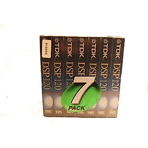TDK T-120 Digital Source Performance Tape (7-Pack)