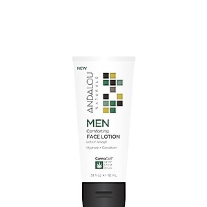 Andalou Naturals CannaCell MEN Comforting Face Lotion, 3.1 Ounce