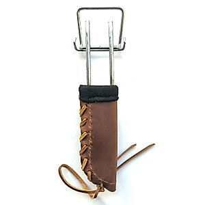 XTBOCA Genuine Leather Pot Handle,Leather Holder Covers,Panhandle Pot Holder,Leather Potholder,Cast Iron Handle Cover, Cast Iron Skillet,Cast Iron skillets,Handmade 1pc