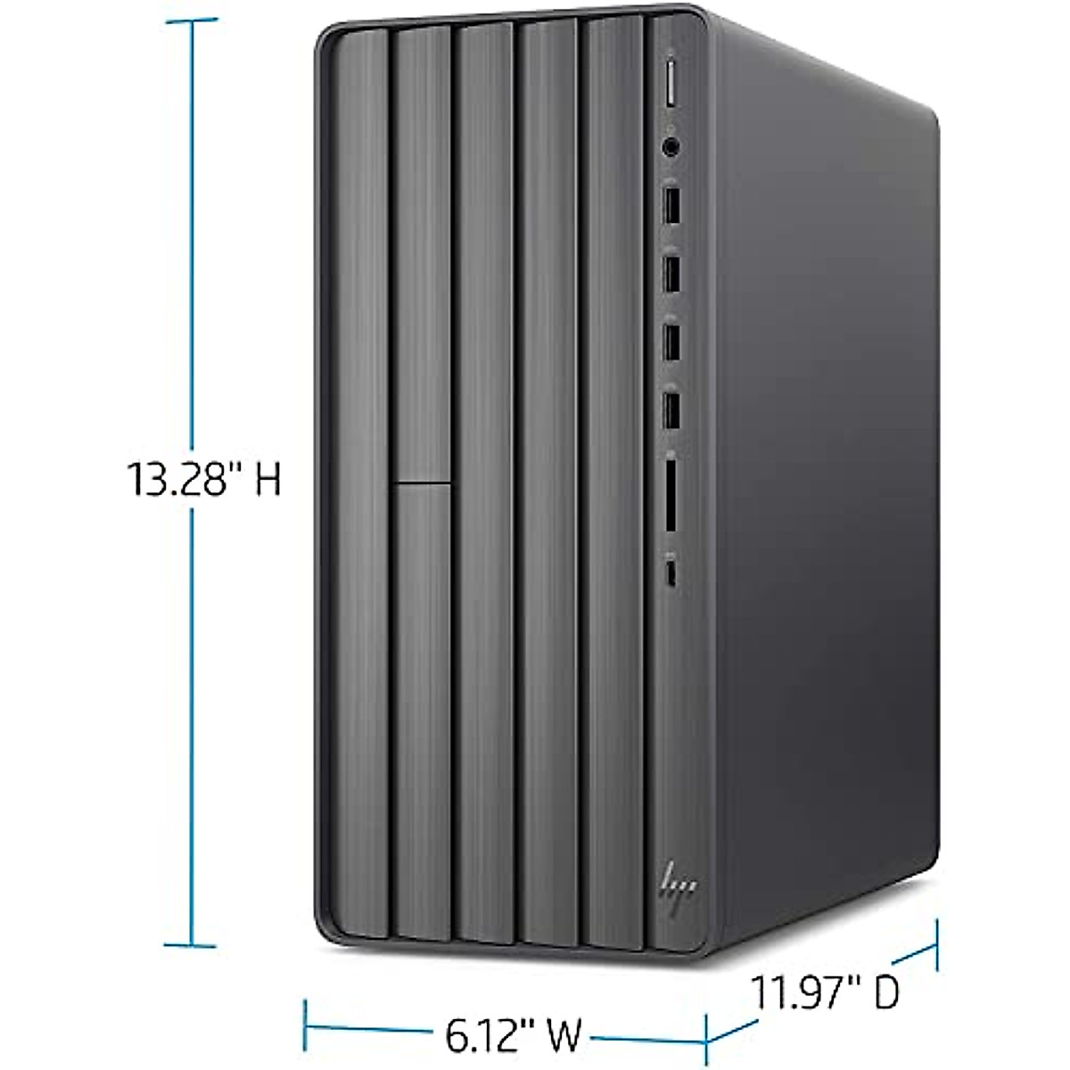 HP 2024 TE01 Envy Business Desktop Intel 8-Core i7-10700F 64GB RAM 1TB PCIe SSD 1TB HDD NVIDIA GeForce GTX 1650 4GB GDDR6 HDMI DP DVI-D USB-C WiFi AC BT RJ-45 Windows 11 Pro w/RE Accessories