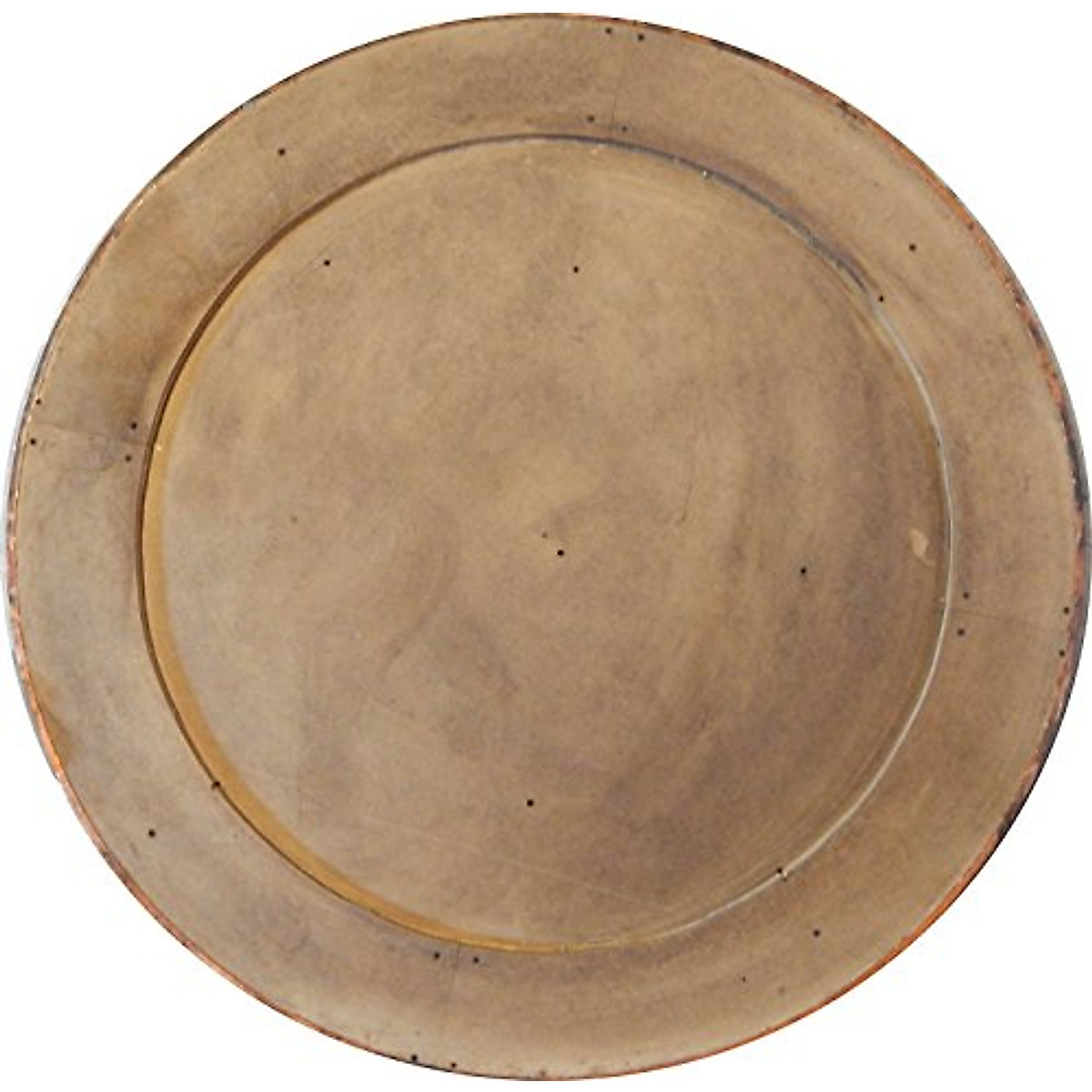 COLOR Y TRADICIÓN Mexican Round Copper Table Top Hand Hammered Stained Patina 54