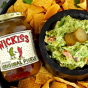 Wickles Pickles Original Pickles (3 Pack) - Spicy Garlic Pickles - Sweet & Hot Pickle Slices - Sweet, Slightly Spicy, Wickedly Delicious (16 oz Each)
