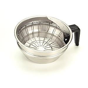Bunn 24394.0222 Strainer/Flow Control Assembly with Tubing .222Gpm & 20216.0000 Funnel Assembly with Stainless Steel-Black Handle, Silver