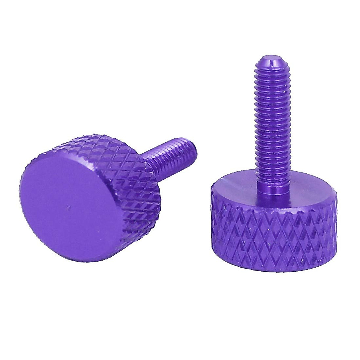 New Lon0167 Computer PC Featured Graphics Card Knurled reliable efficacy Head Thumb Screws Purple M3x12mm 4pcs(id:747 0c 7b b6b)