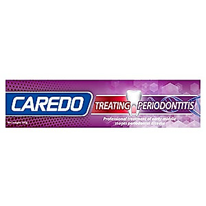 CAREDO Healing Periodontitis Treatment At Home Toothpaste, Periodontal Disease Treatment 3.52oz 2 Tubes, Gingivitis Treatment for Gum Disease, Fluoride Free Toothpaste for Bleeding Gums and LooseTeeth