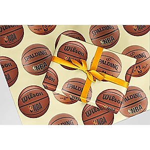 Basketballs Gift Wrap - 24"x10'