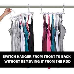 Wonder Hanger MAX Lingerie and Top Hanger, Patented & TRADEMARKED Closet Organizer and Space Saver