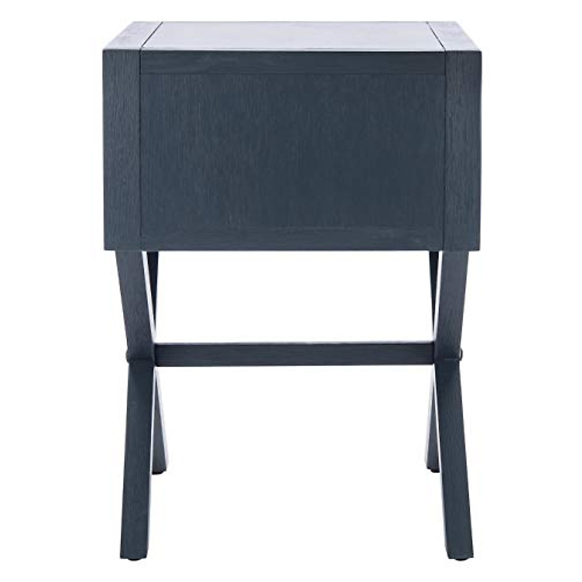 Safavieh Home Collection Odilia Navy and Gold 1-Drawer Nightstand