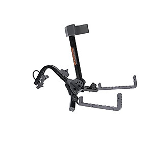 Hawk Kwik-Grab Crossbow Stand | Portable Folding Lightweight Universal Fit Archery Hunting Accessory Crossbow Holder | Treestand Adaptor Bracket, U-Bolt & Connection Knobs Included