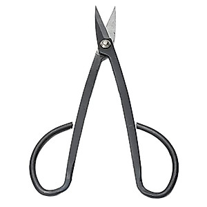 FBITE Garden Scissors, Bonsai Scissors Stainless Steel Rust Resistant High Hardness Garden Scissors for Garden Courtyard Lawn Plant Scissors