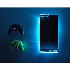 Wall Mount for Xbox SERIES S with Multicolor LED Lighting KIT + 2 Control Mount