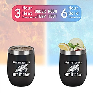 liabiliies save the turtles hit it raw Tumbler with Lid and Straw Insulated Tumbler Stainless Steel Tumblers