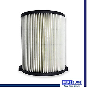PUREBURG VF4000 Replacement Vac Filter Compatible with Ridgid VF4000 72947 Wet/Dry 5 to 20 Gal Also Compatible with Shop Vac Husky 6-9 Gal WD5500 WD0671 RV2400A RV2600B WD06700 WD09450, 1-Pack