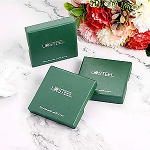 Ursteel Ankle Bracelets for Women, C Initial Anklets 14K Gold Plated Dainty Layered Heart Anklet Letter C Anklets for Women