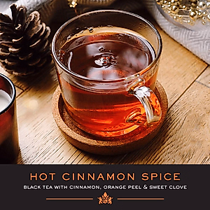 Harney and Sons Hot Cinnamon Spice Single Serve Tea Pods, 96 Pack | Compatible with Keurig K Cup Brewers | No Sugar Added | One Capsule Per Cup