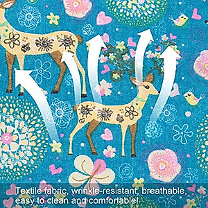 Healifty Fabric 6pcs Christmas Fabric Cotton Fabric Bundle Squares Patchwork Cloth Quilting Fabric Cloth for DIY Christmas Wreath Doll Dress Coaster Sewing Quilting 40x50cm Linen Fabrics