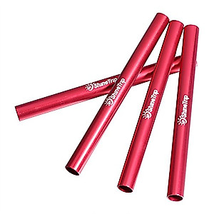 Tent Pole Repair Splint Tube Kit, 4Pcs Aluminium Alloy Spare Repair Tube for Diameter 7.9-8.5mm Tent Pole