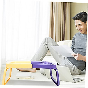 MAGICLULU Folding Computer Desk Tv Tables Breakfast Tray Night Stand Tray Breakfast Bed Tray Picnic Storage Standing Holder Breakfast Serving Tray Laptop Folding Desk Laptop Desk Snack Tray