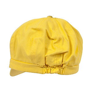 TOP HEADWEAR Cotton Elastic Newsboy Cap - Hot Pink