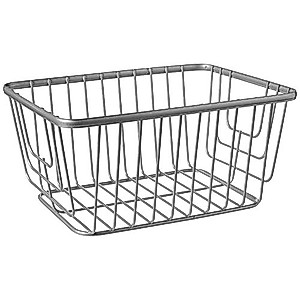 Spectrum Diversified Ashley Basket, Small, Satin Nickel