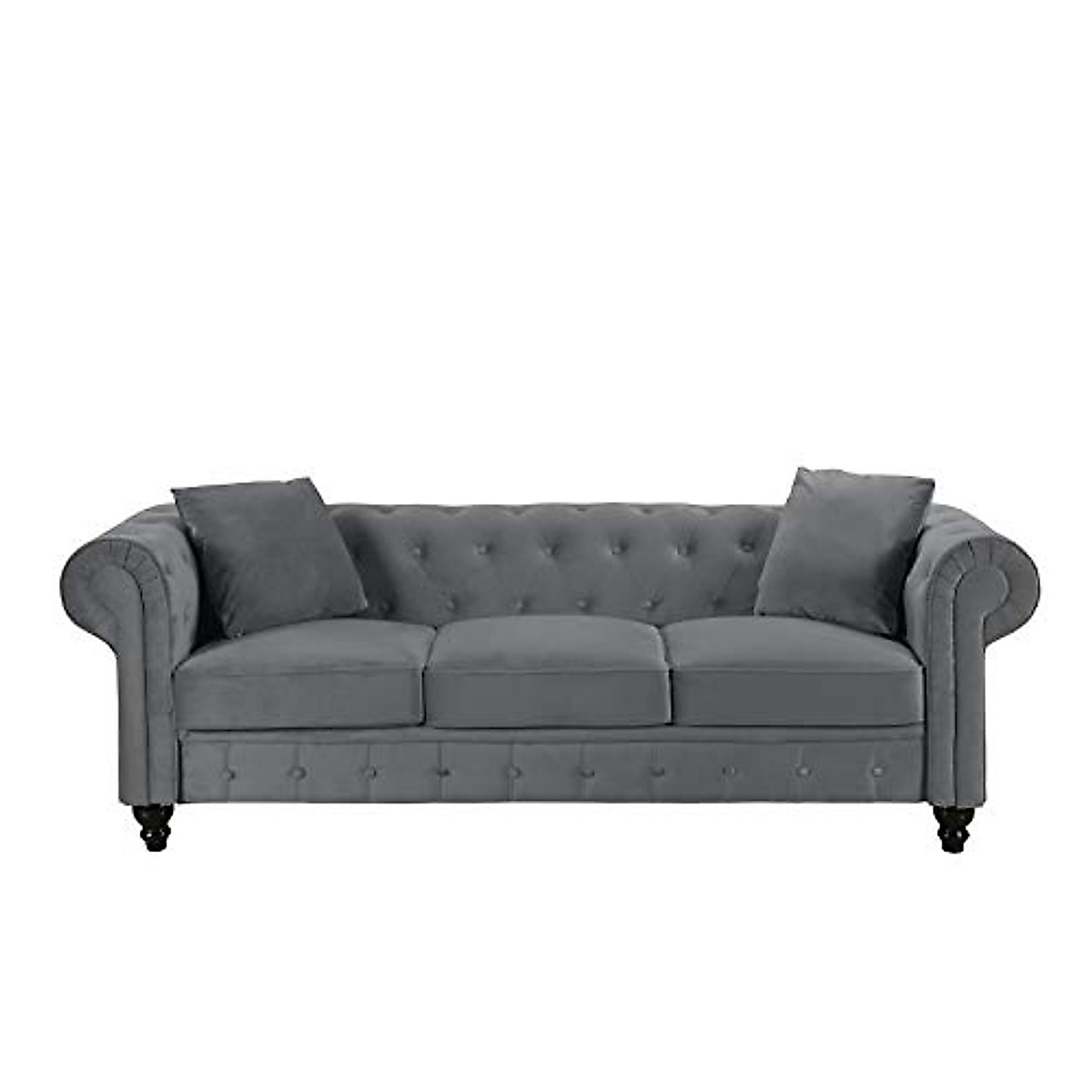 Divano Roma Classic Sofas, Large, Grey