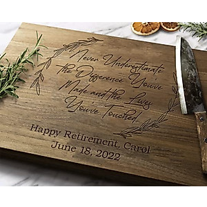 Personalized Retirement Cutting Board - Engraved Gifts, Personalized Cutting Board, Retirement Gift, Gift For Retirement