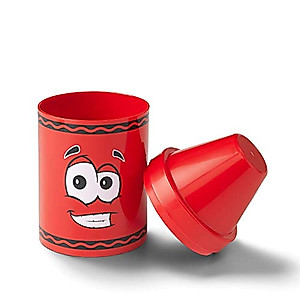 Crayola Storage Large Tip– Colorful Tip Character Storage Box, Creative Container For Kids Arts And Crafts Supplies, Stationeries, Small Toys And Keepsakes - Red, Kids 3.5 Years And Up