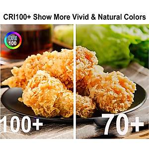 Nioclerce PAR16 Light Bulb - 2 Pack Long Lasting PAR16 Halogen Bulb 60W 120V E26 Base Warm White 2800k, PAR16 Flood Bulb Dimmable, Halogen PAR16 Bulb 60W for Range Hood Lights,Ceiling Fan,Table Light