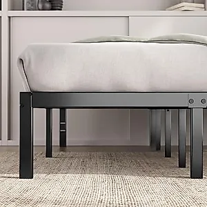 ZINUS 14 Inch Elias Metal Platform Bed Frame, Steel Support, No Box Spring Needed, Easy Assembly, Queen