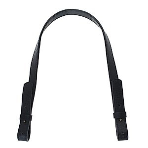 TOPTIE Adjustable Shoulder Bag Strap, PU Leather Replacement Purse Straps 21"-23" Long (Black)