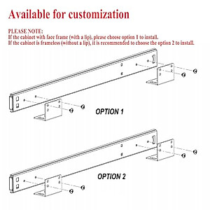 OCG Under Sink Cabinet Organizer Two Tier Pull Out Shelf (14.75W x 21D), Under Sink Sliding Shelf for Kitchen Bathroom Cabinet 2 Tier Chrome