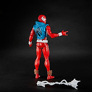 Marvel Spider-Man: Across The Spider-Verse Scarlet Spider Toy, 6-Inch-Scale Action Figure with Web Accessory, Marvel Toy for Kids Ages 4 and Up