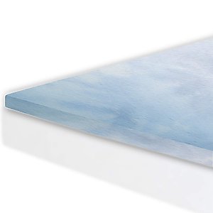 MFQ - Gel Memory Foam Mattress Topper King Size Bed Pad - Made in The USA - 2 Inch Gel Mattress Topper King Size for Extra Padding - Extra Soft and Comfy Gel Infused Toppers